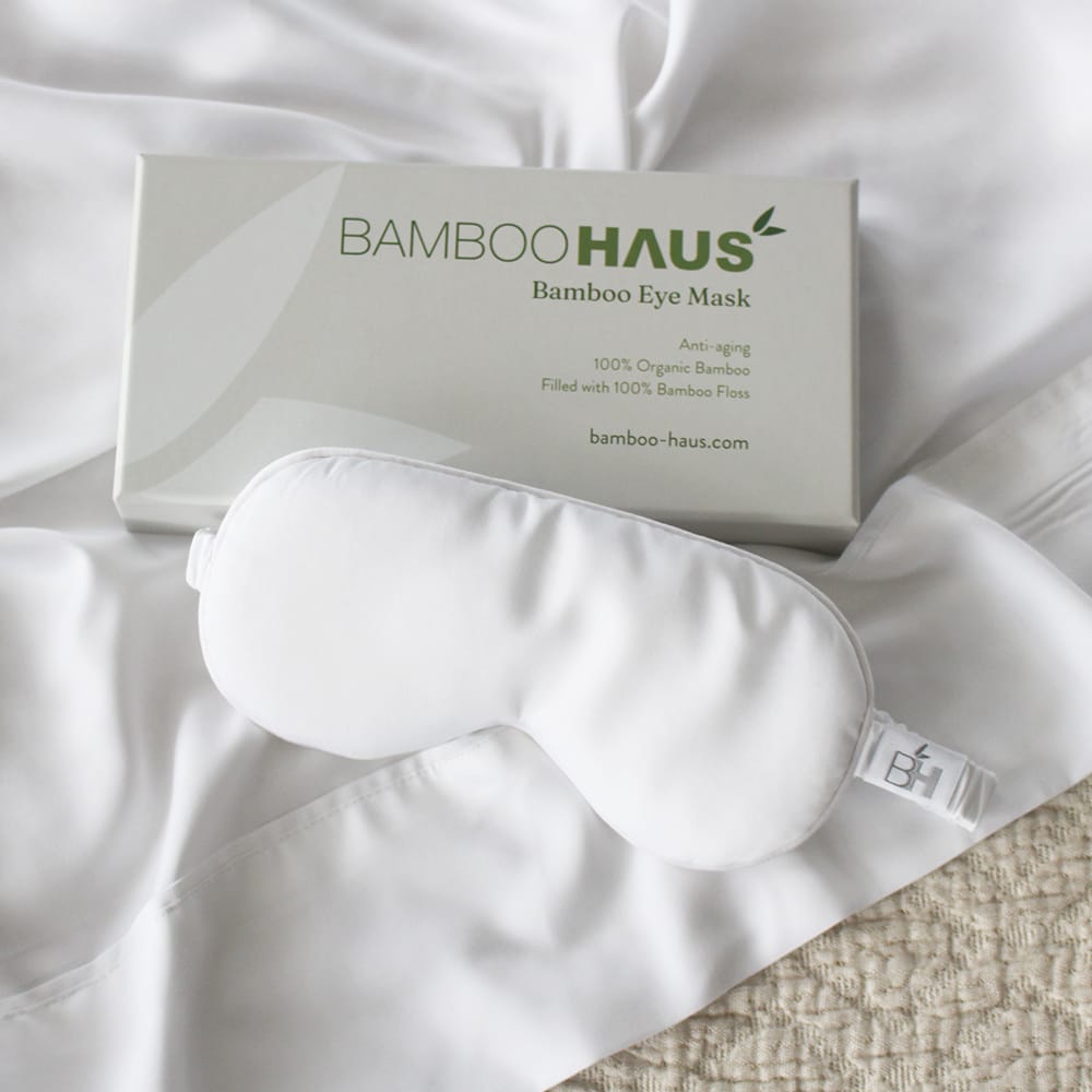 Do Not Disturb: Bamboo Sleep Mask in Use Australia